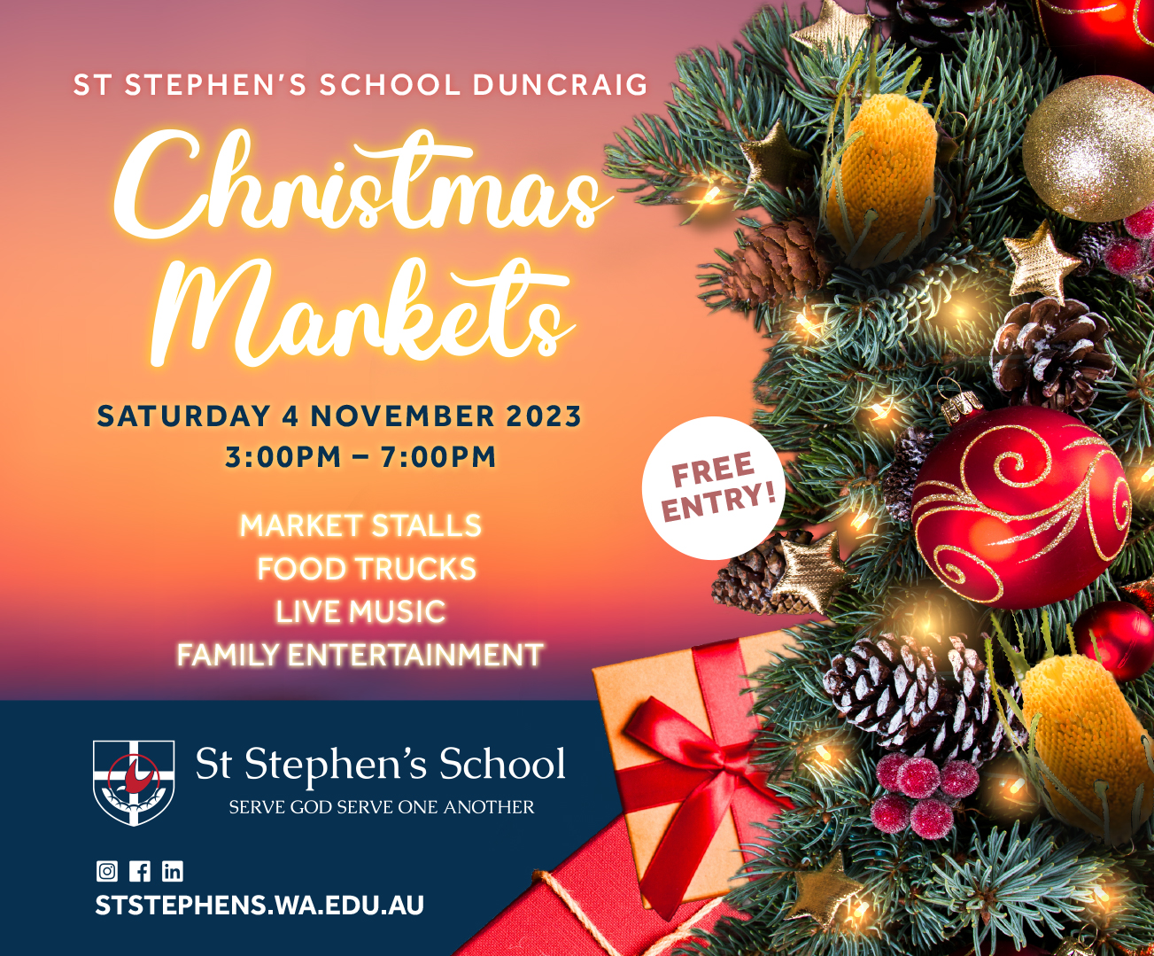 Fun-filled Christmas Markets! | St Stephen's School